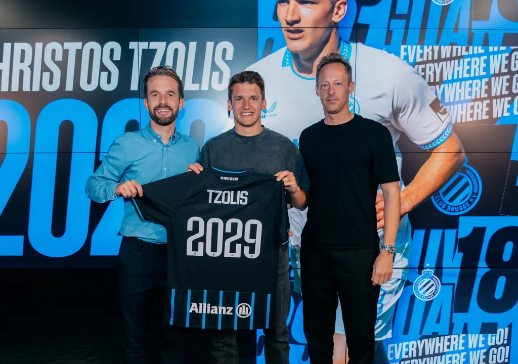 Christos Tzolis tot 2029 bij Club Brugge | Club Brugge