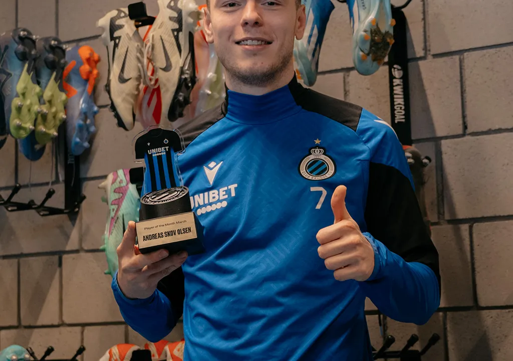 Andreas Skov Olsen voor tweede keer verkozen tot Player Of The Month ... Andreas Skov Olsen voor tweede keer verkozen tot Player Of The Month ...
