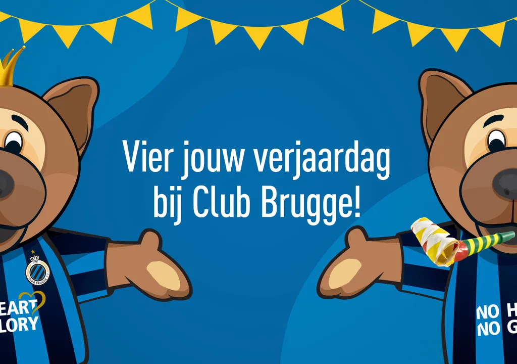 Vier jouw verjaardag bij Club Brugge! | Club Brugge